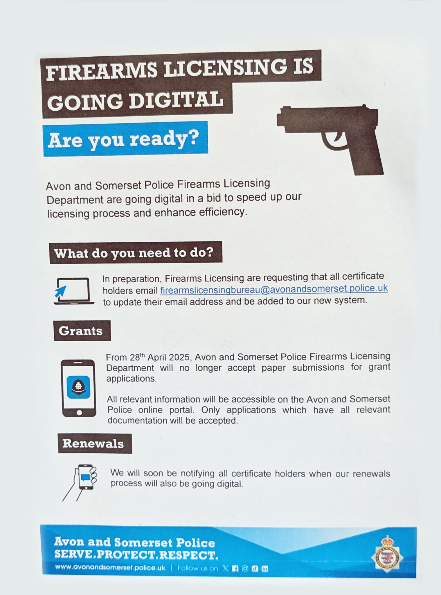 🔔Firearms Licensing Is Going Digital – Are You Ready? – Taunton Deane ...